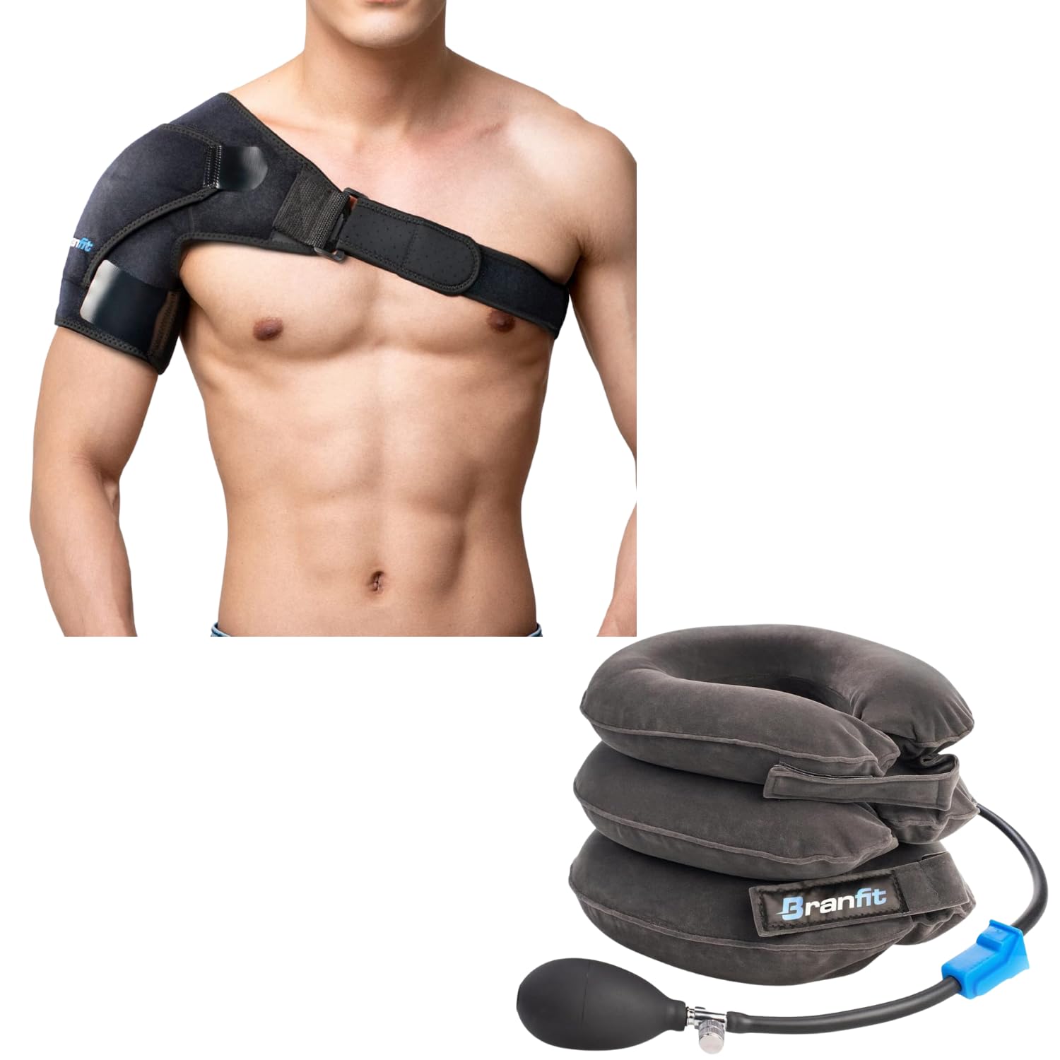Amazon.com: Branfit Recovery Shoulder Brace & Arm Sling for Men and ...
