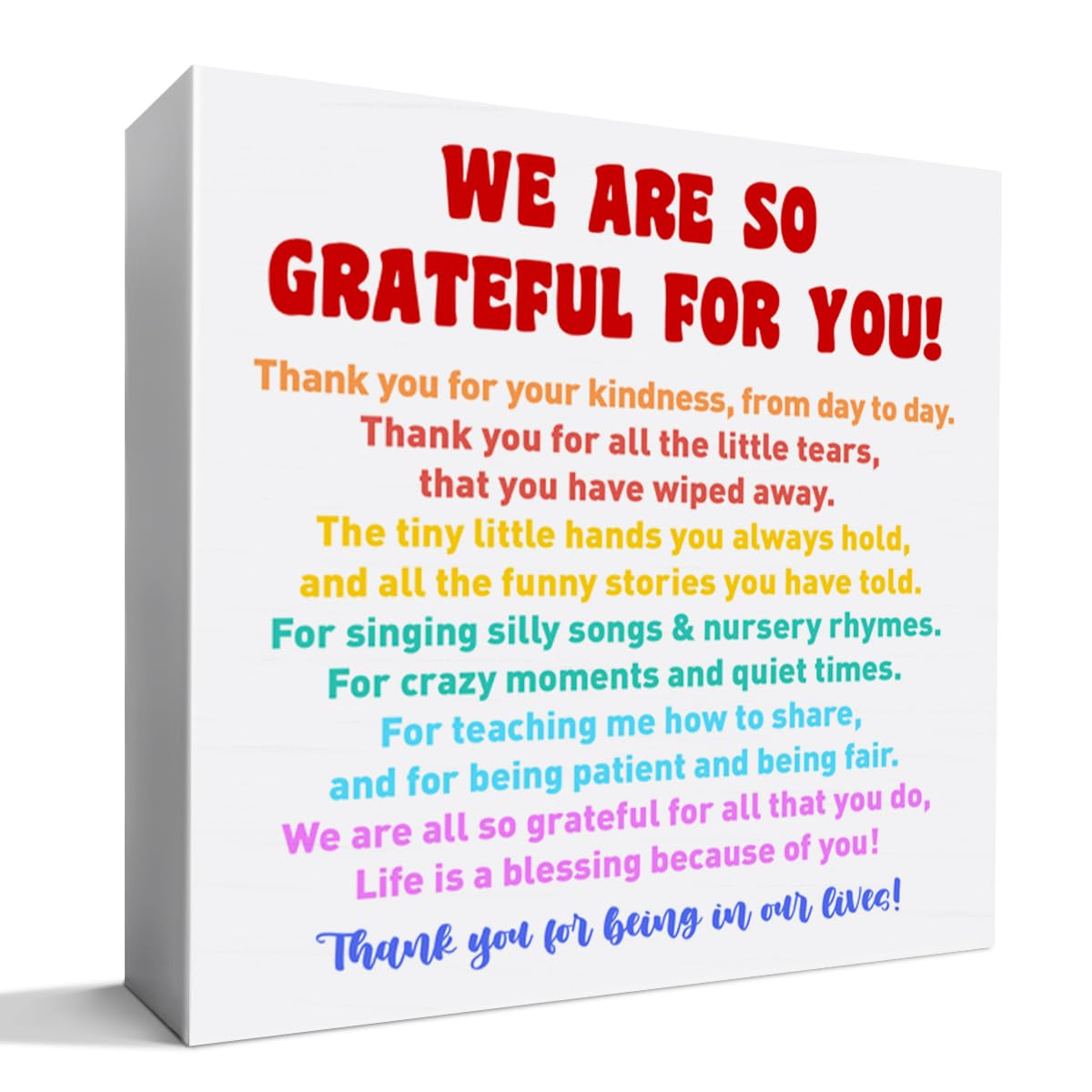 Amazon.com: Daycare Provider Appreciation Gift, Thank You Gift for ...