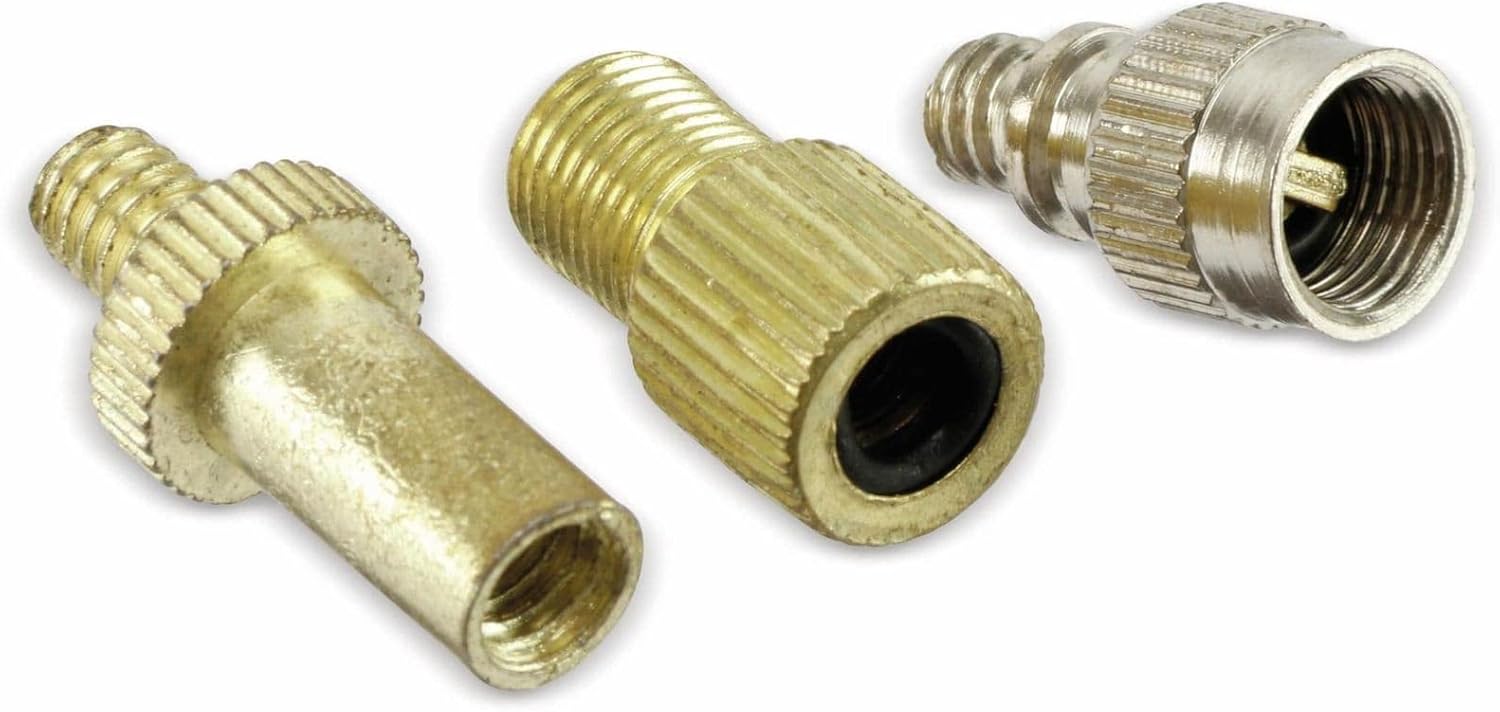 Dunlop 3-delige set ventieladapters fietsventiel adapter AV-DV/DV/FV-AV ...