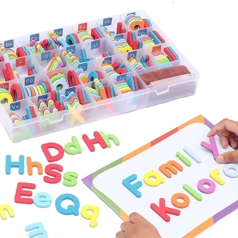 Buy Magnetic Letters Kit, A-Z Foam Magnetic Letters, Alphabet Letters ...
