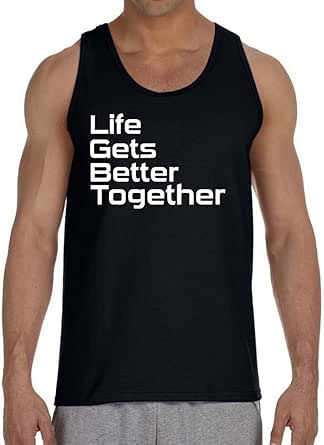 Amazon.com: Interstate Apparel Inc Life Gets Better Together Men's ...
