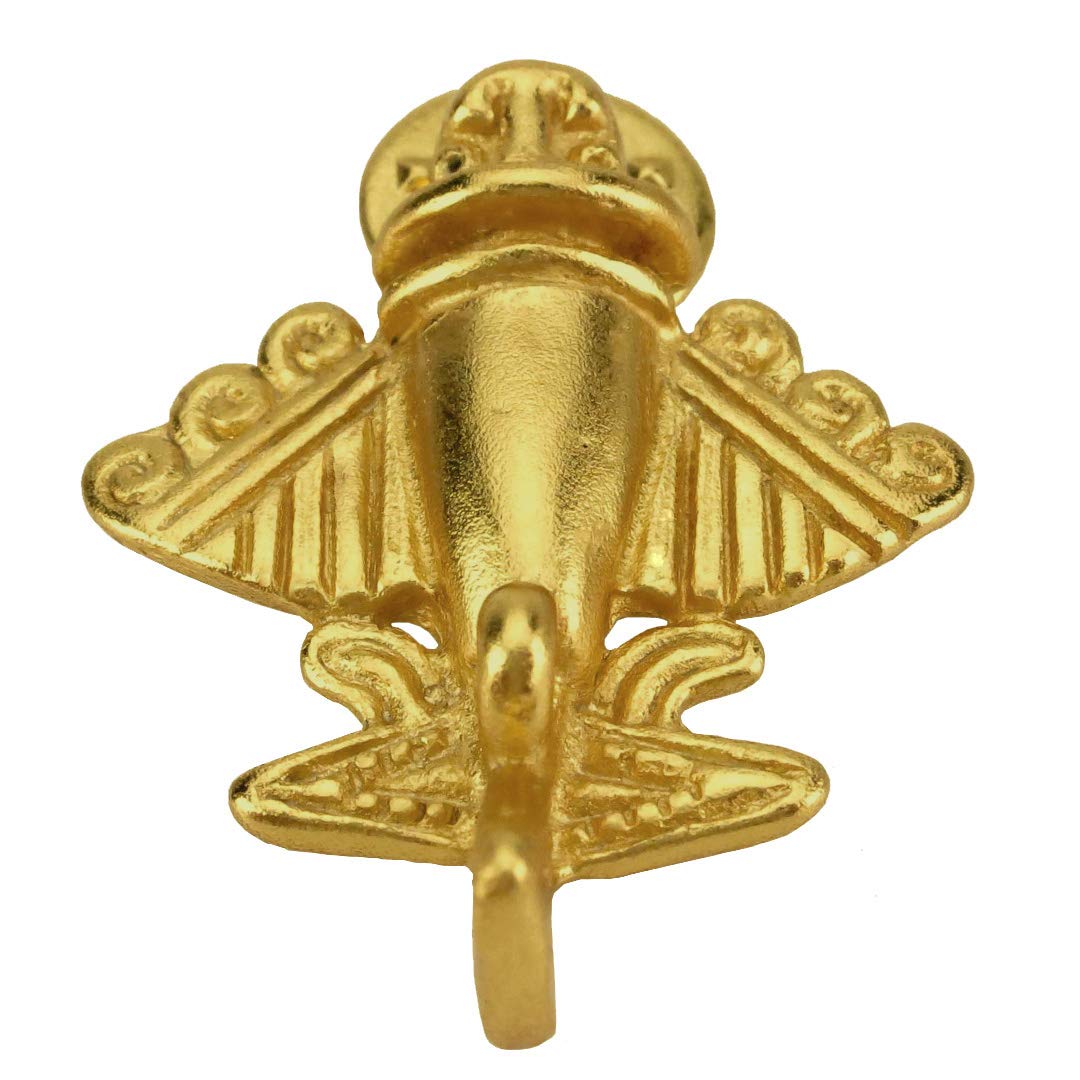 Buy Across The Puddle, Ancient Golden Jet-9 Lapel Pin | 24k GP Golden ...