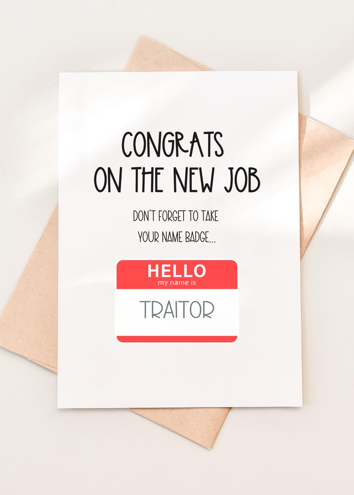 Amazon.com : TEEMI-Coworker Leaving Card - Congratulations On New Job ...