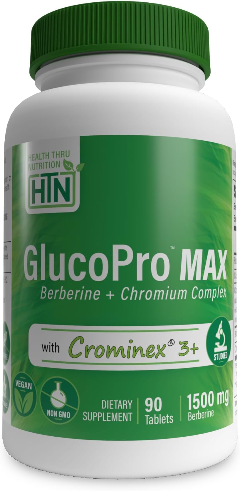 Amazon.com: Health Thru Nutrition GlucoPro Max - with 1,500mg Berberine ...