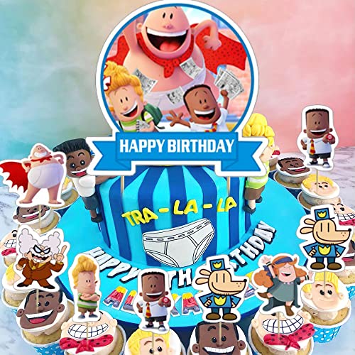 Snapklik.com : Captain Underpants Birthday Party Decorations, Birthday ...
