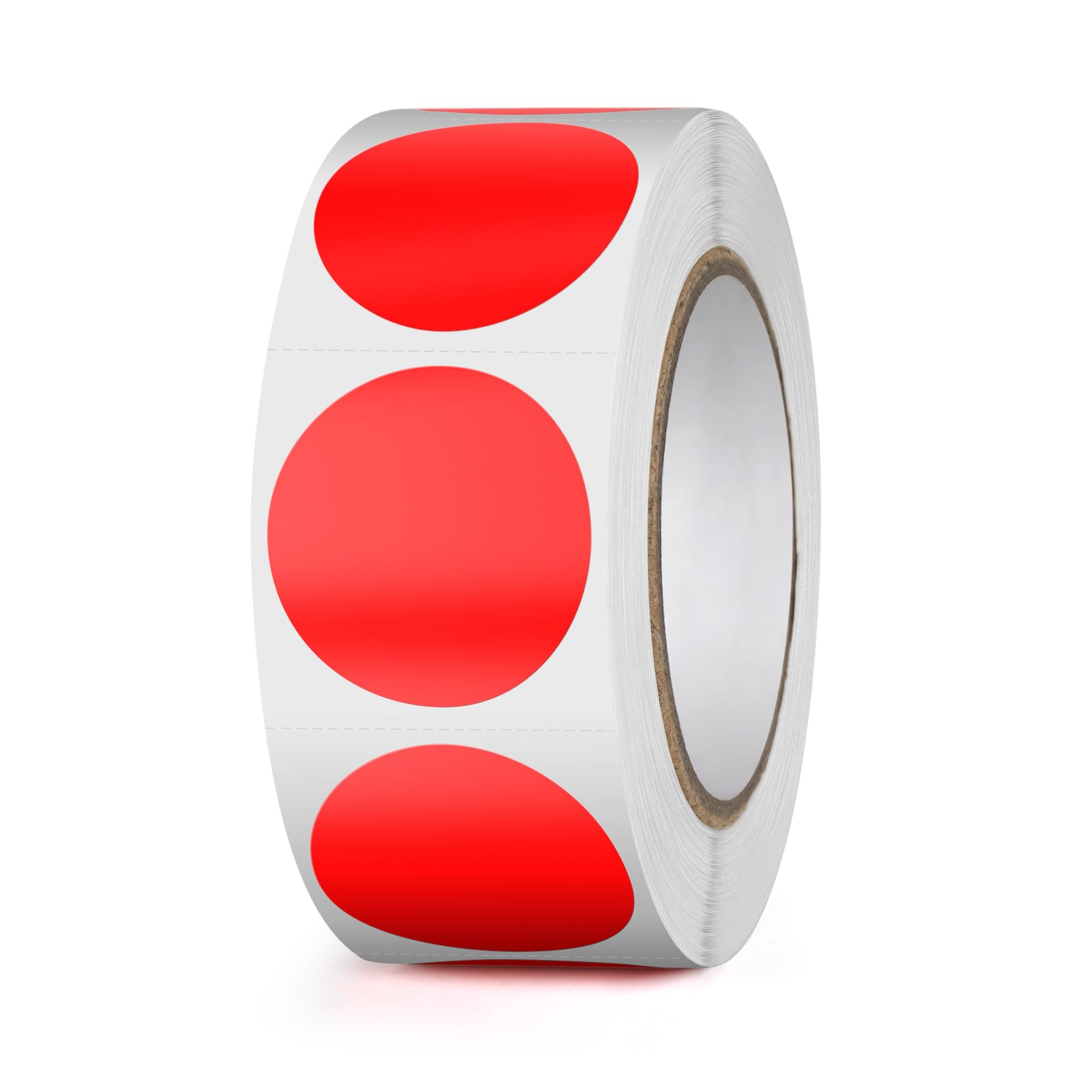 Amazon.com: YIKIADA Red Circle Thermal Labels Vinyl 1 Inch Self ...