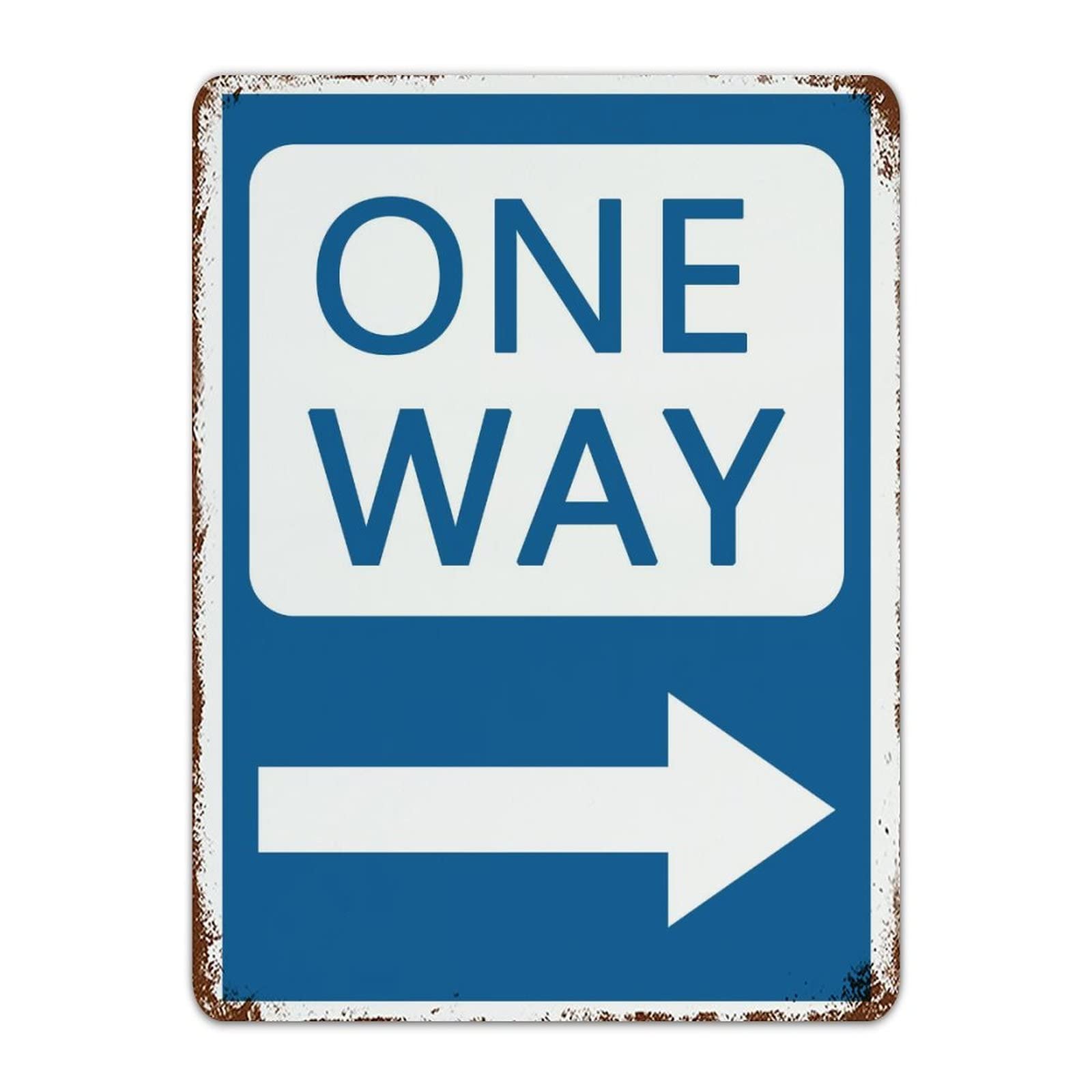 Vintage Metal Street Signs