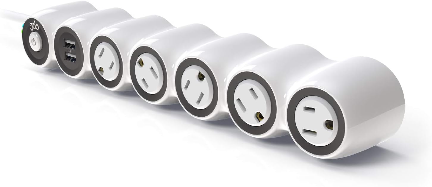 Amazon.com: 360 Electrical PowerCurve Power Strip, Extension Cord with ...