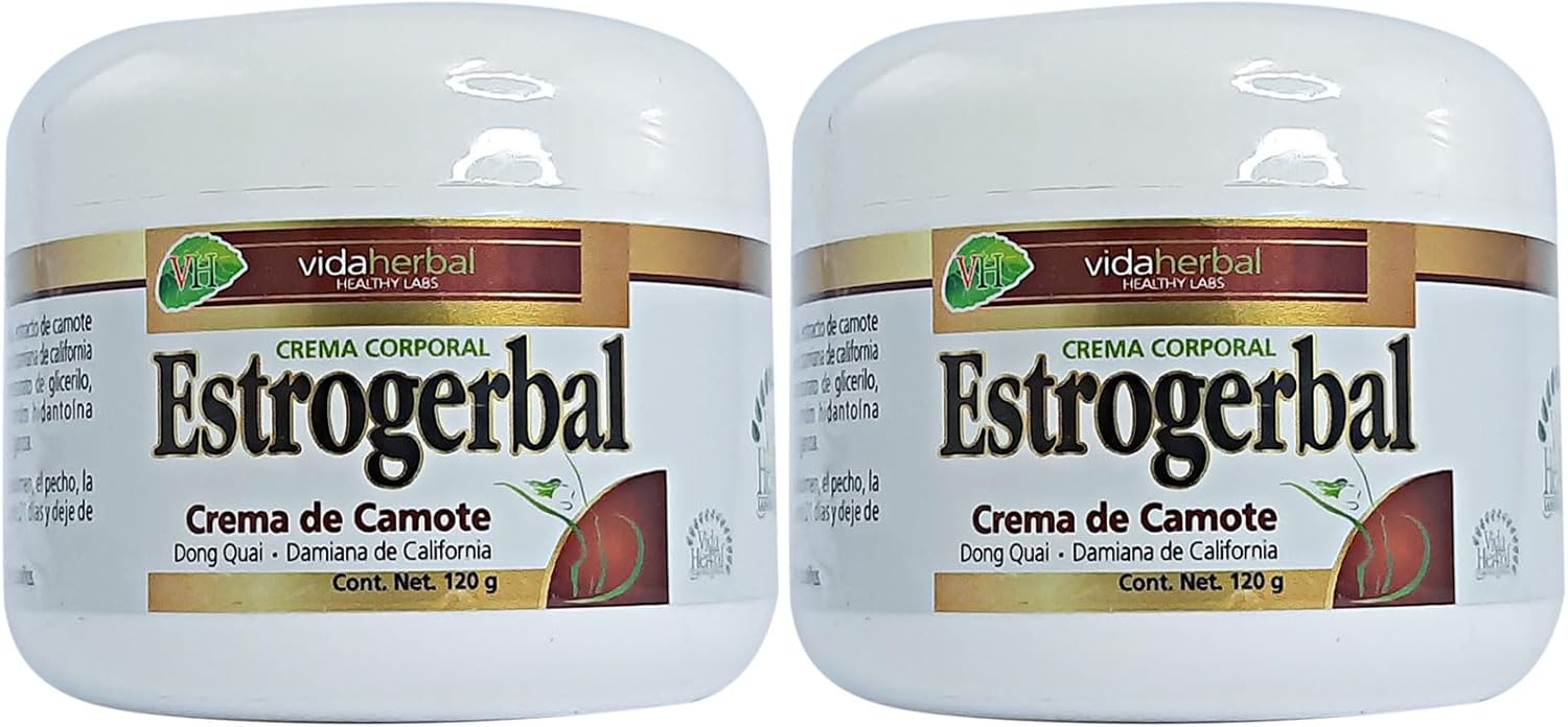 Pack 2 Crema Estrogerbal 120 gramos : Amazon.com.mx: Salud y Cuidado ...
