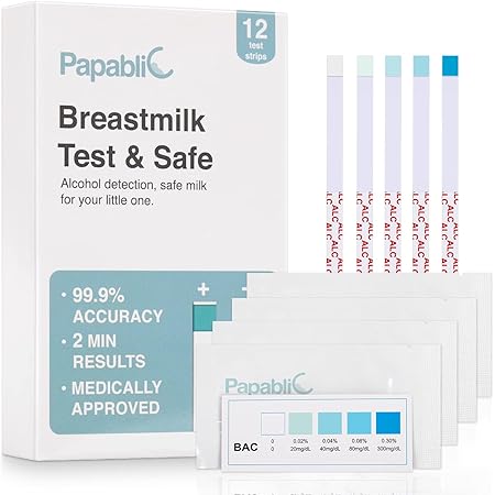 Amazon.com: Upspring Milkscreen Test Strips to Detect Alcohol in Breast ...