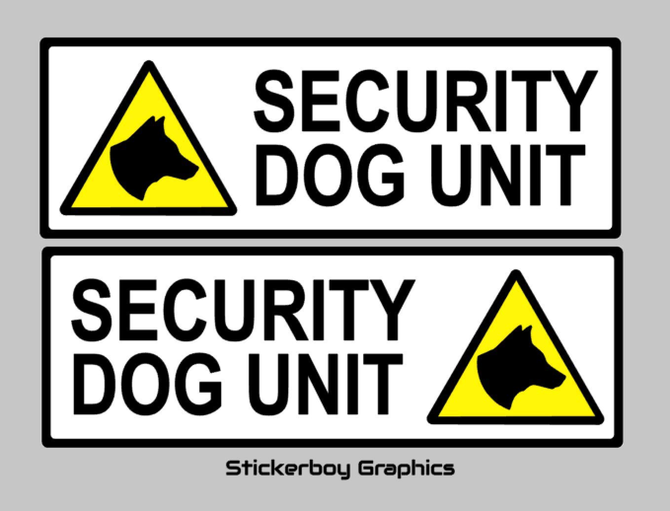 SECURITY DOG UNIT Magnet Magnetic Doorman K9 Patrol Car Door SIA ...