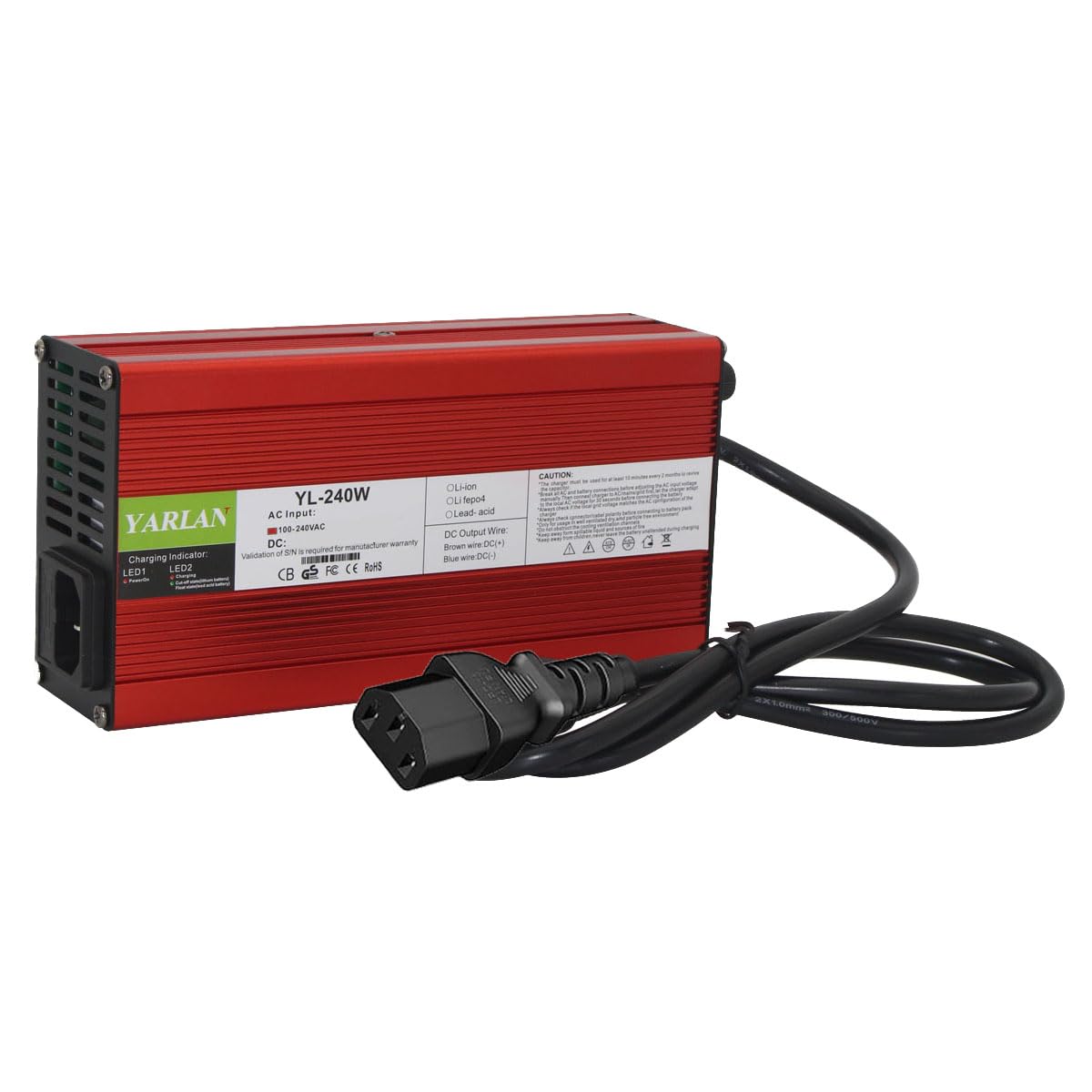 60V 3A Charger 60V Lead-Acid Battery Charger 69V Lead-Acid Charger ...