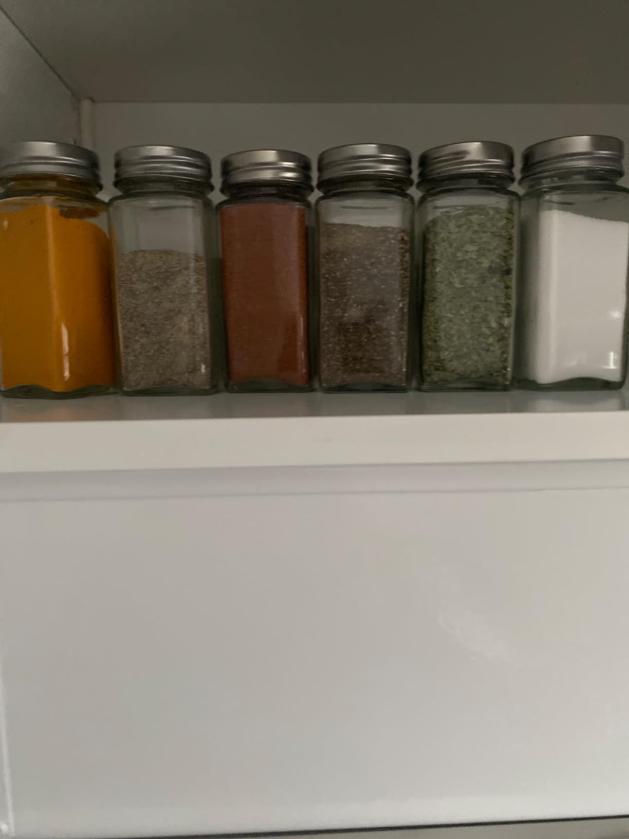 GoMaihe Kryddburkar 25 set, genomskinliga förvaringsburkar med lock ...