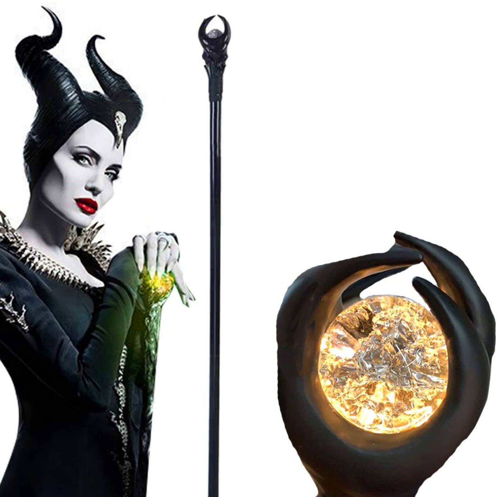 Evil Queen Wands Magic Light Up Colored Scepter Wizard Witch Props ...
