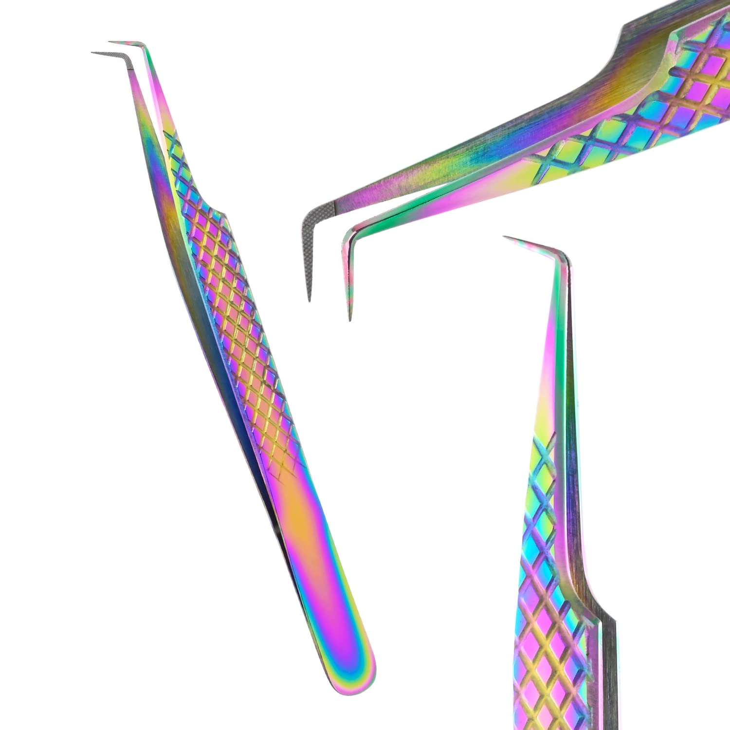 Amazon.com : My Lash Tools Fiber Tip Lash Tweezers for Eyelash ...