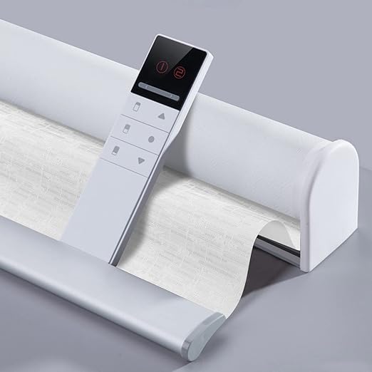 Amazon.com: ZSHINE Motorized Blinds Remote Control Window Roller Shade ...