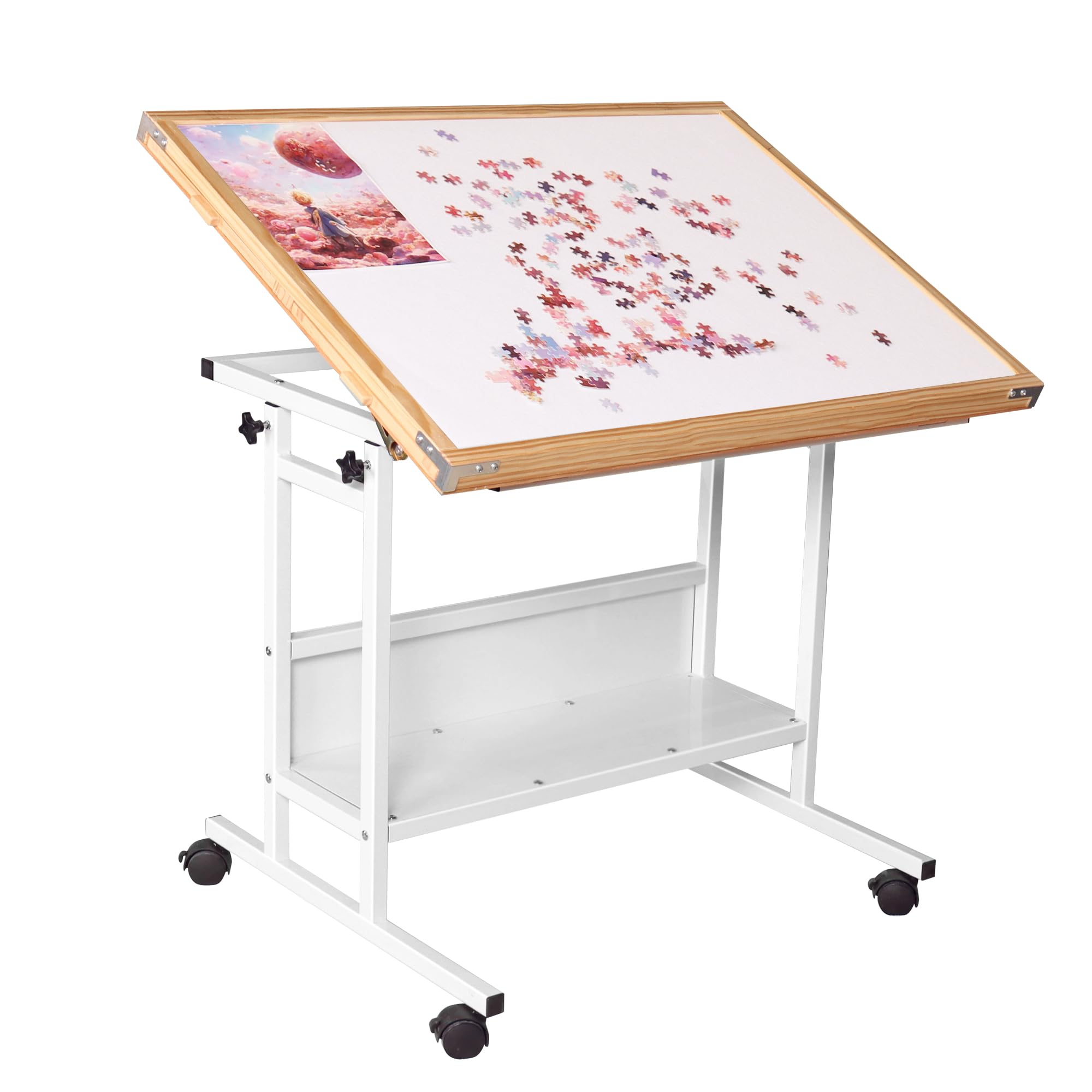 Amazon.com: Mifuro 1500 PCS Puzzle Table/w Built-in Whiteboard， 26"x35 ...