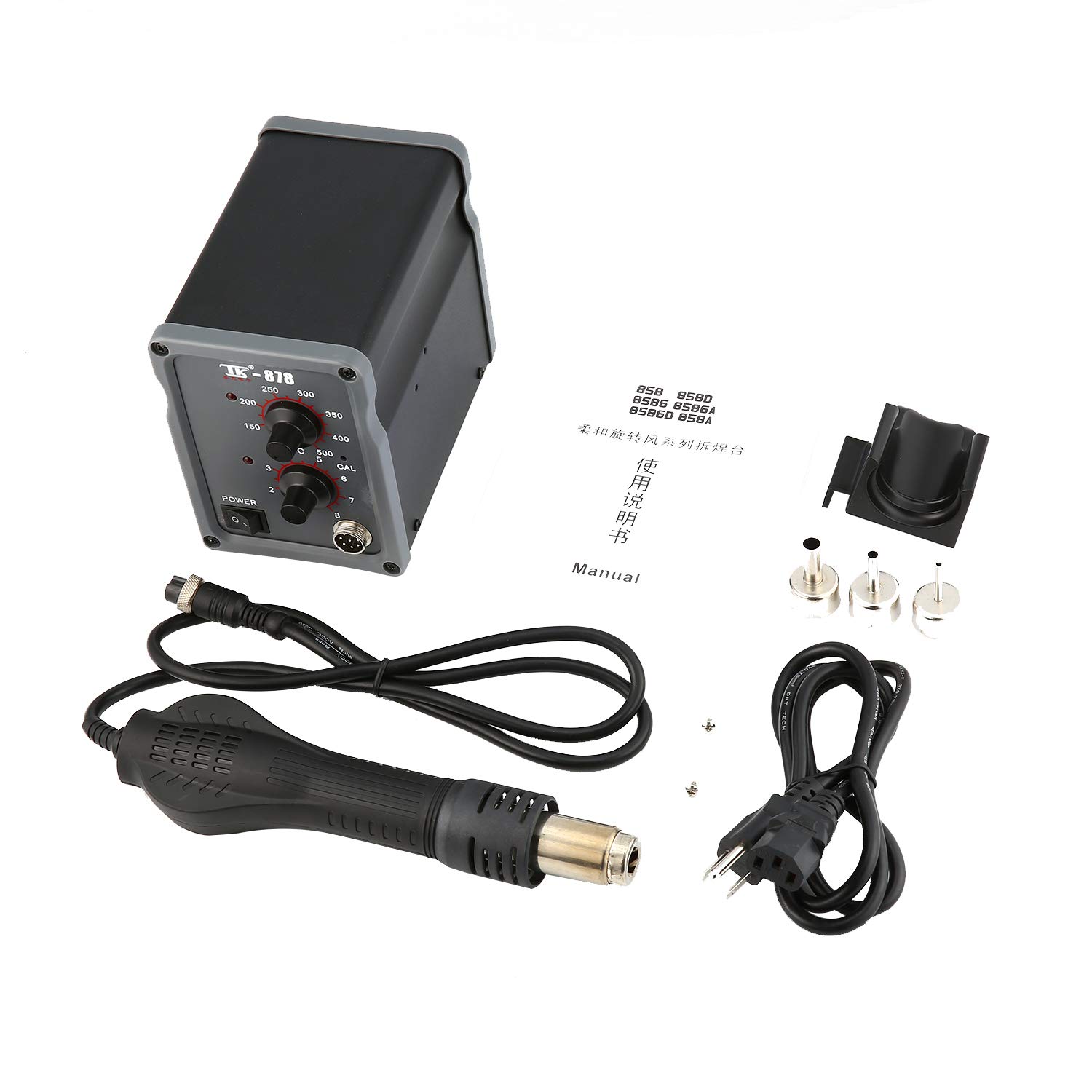 Buy Heat TAIKD 700W Rework Soldering Station Hot Air Blower Heat ...