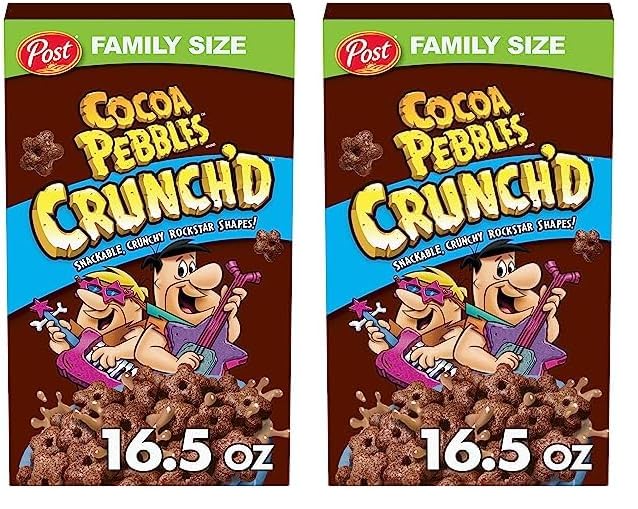 Snapklik.com : Post Cocoa PEBBLES CrunchD Cereal, 16.5 OZ Box