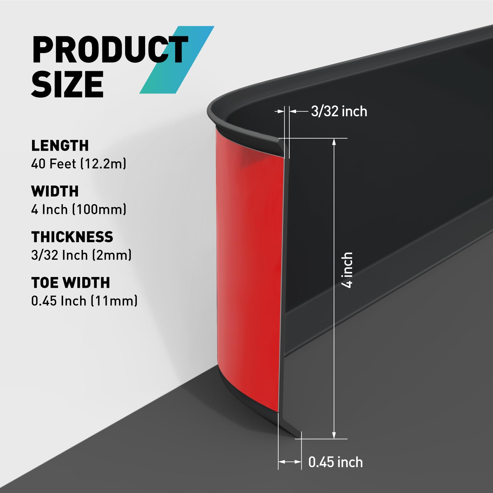 Snapklik.com : FCSOTSPS Baseboard Trim, 40 Feet X 4 Inch Peel And Stick ...