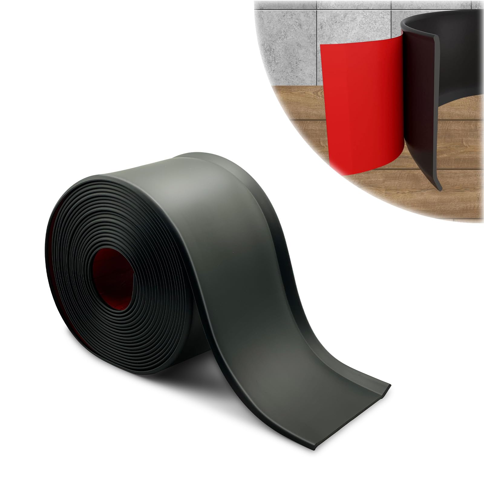 Snapklik.com : Youyis Vinyl Wall Base Baseboard Molding Trim 4 ...