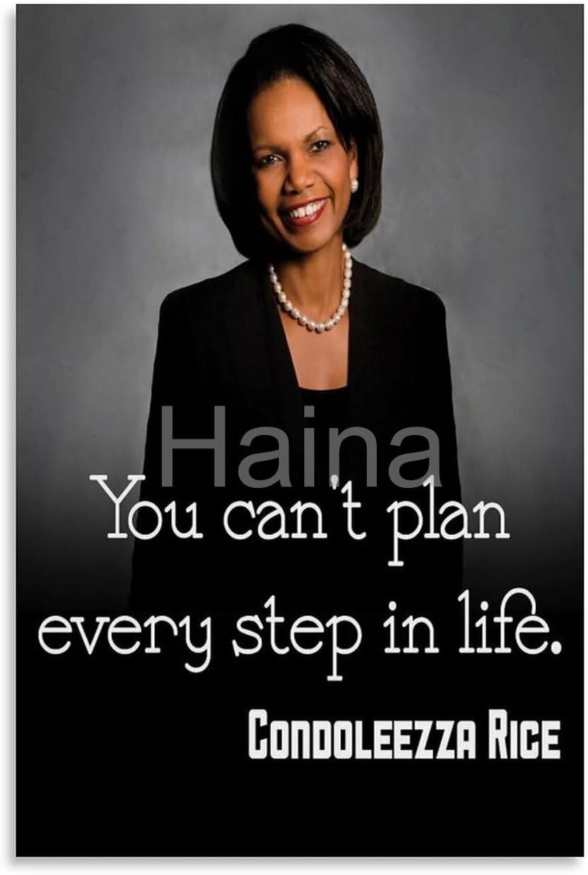 Amazon.com: Condoleezza Rice Politician Inspirational Quote Poster ...