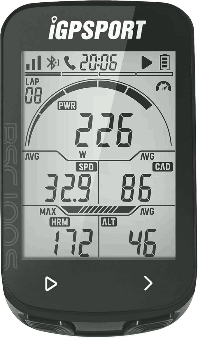Ciclocomputador GPS iGPSPORT BSC100S con Pantalla de 2,6 Pulgadas, Ant+ Ciclismo Bicicleta ...
