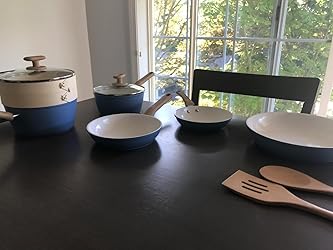 Amazon.com: GoodCook 10-Piece Healthy Ceramic Titanium-Infused Cookware ...