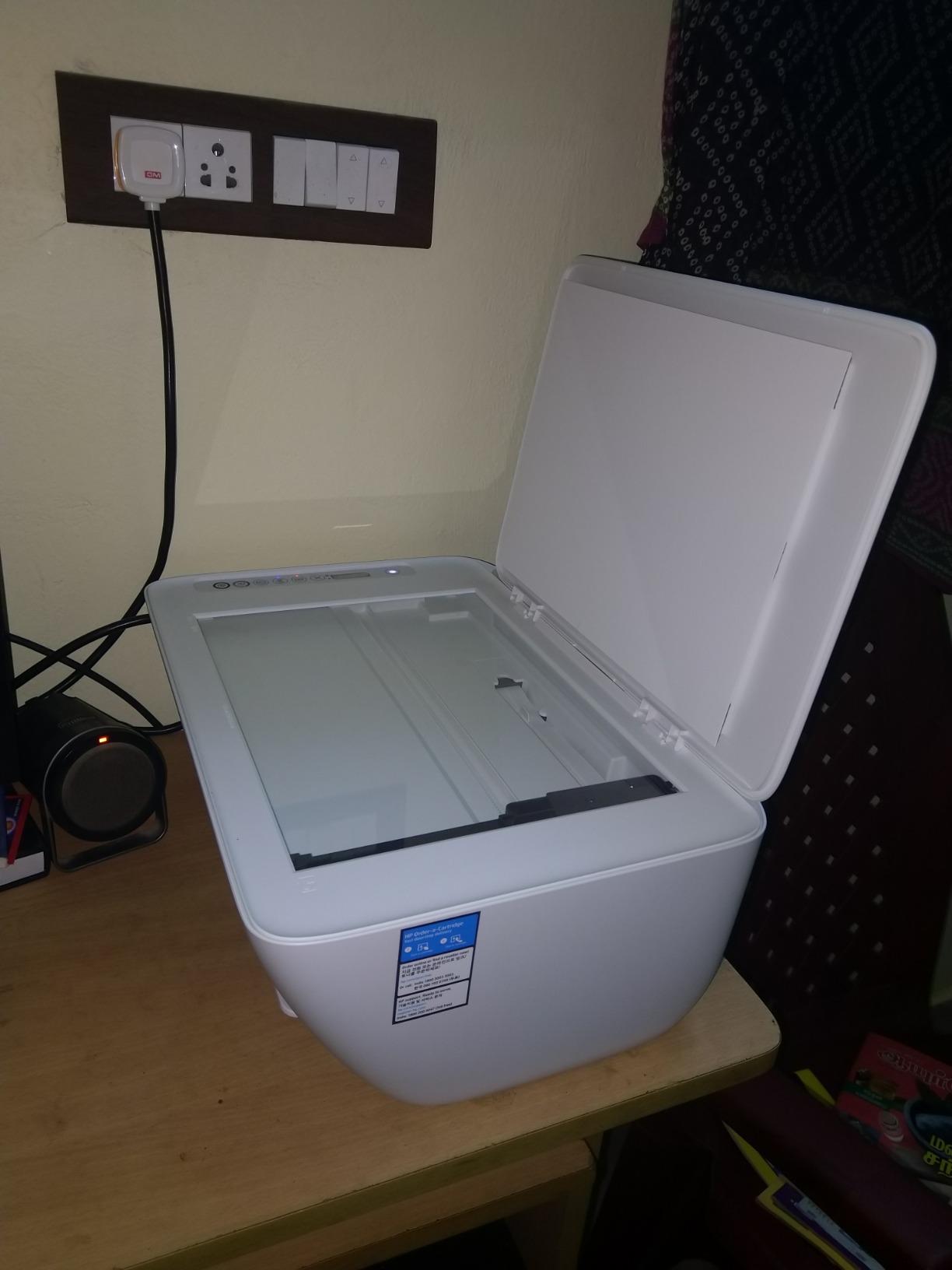 HP DeskJet 2675 All-in-One Ink Advantage Wireless Colour Printer (White ...