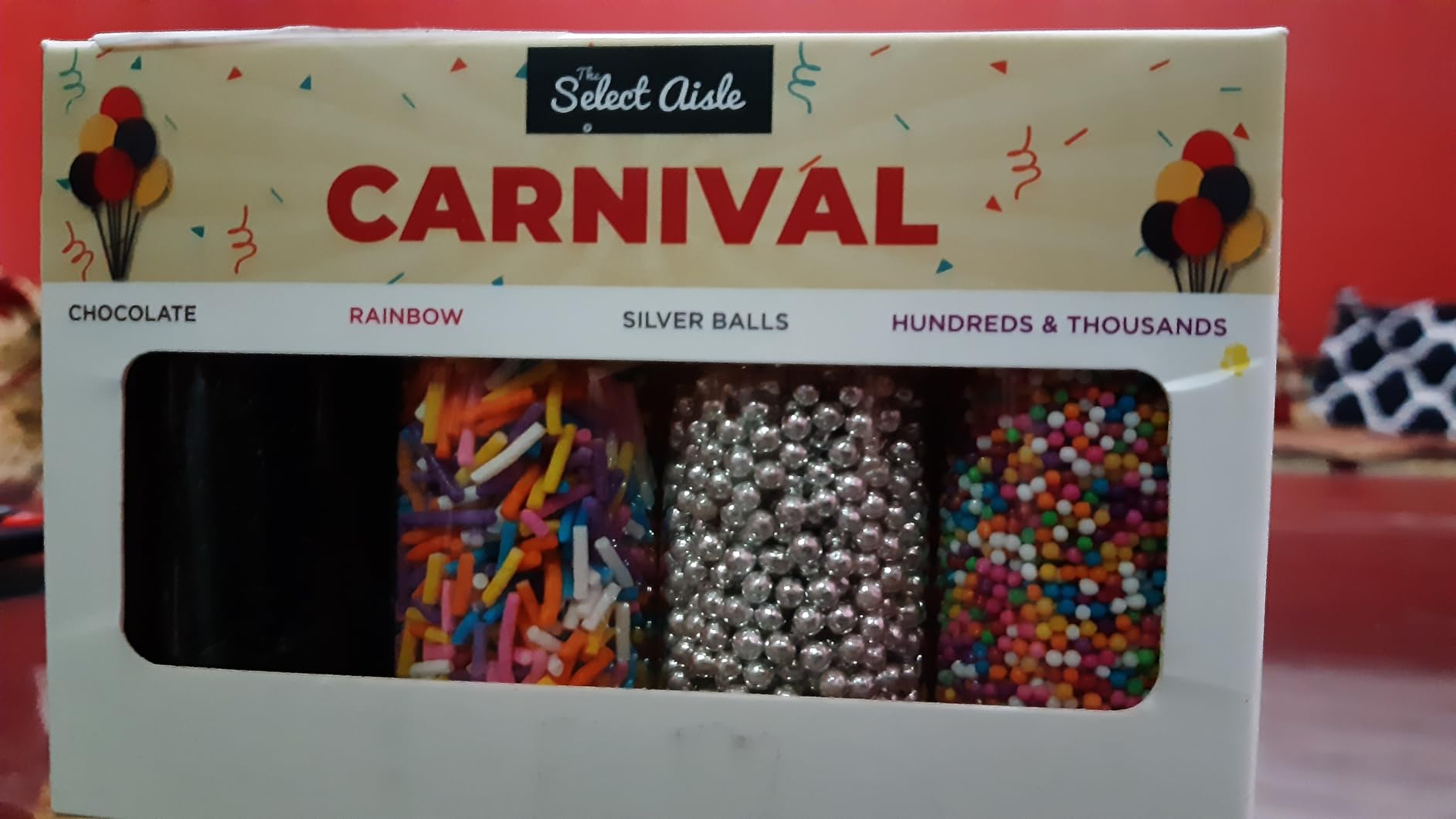The Select Aisle Carnival Sprinkles – 100g [Themed Cake Sprinkles Combo ...