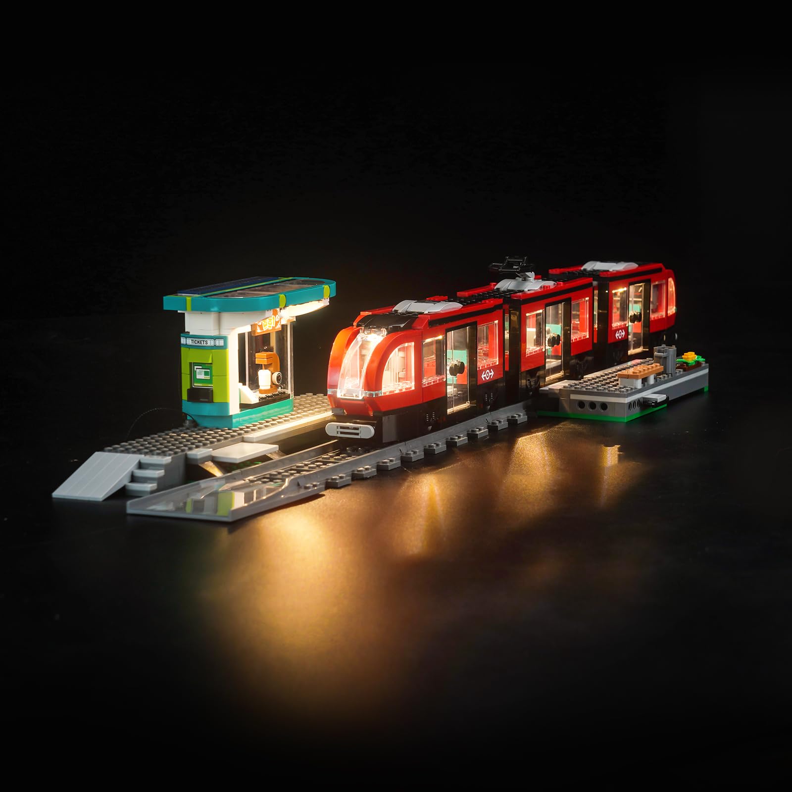 Amazon.com: LocoLee LED Light Kit Compatible with Lego 60423 Downtown ...