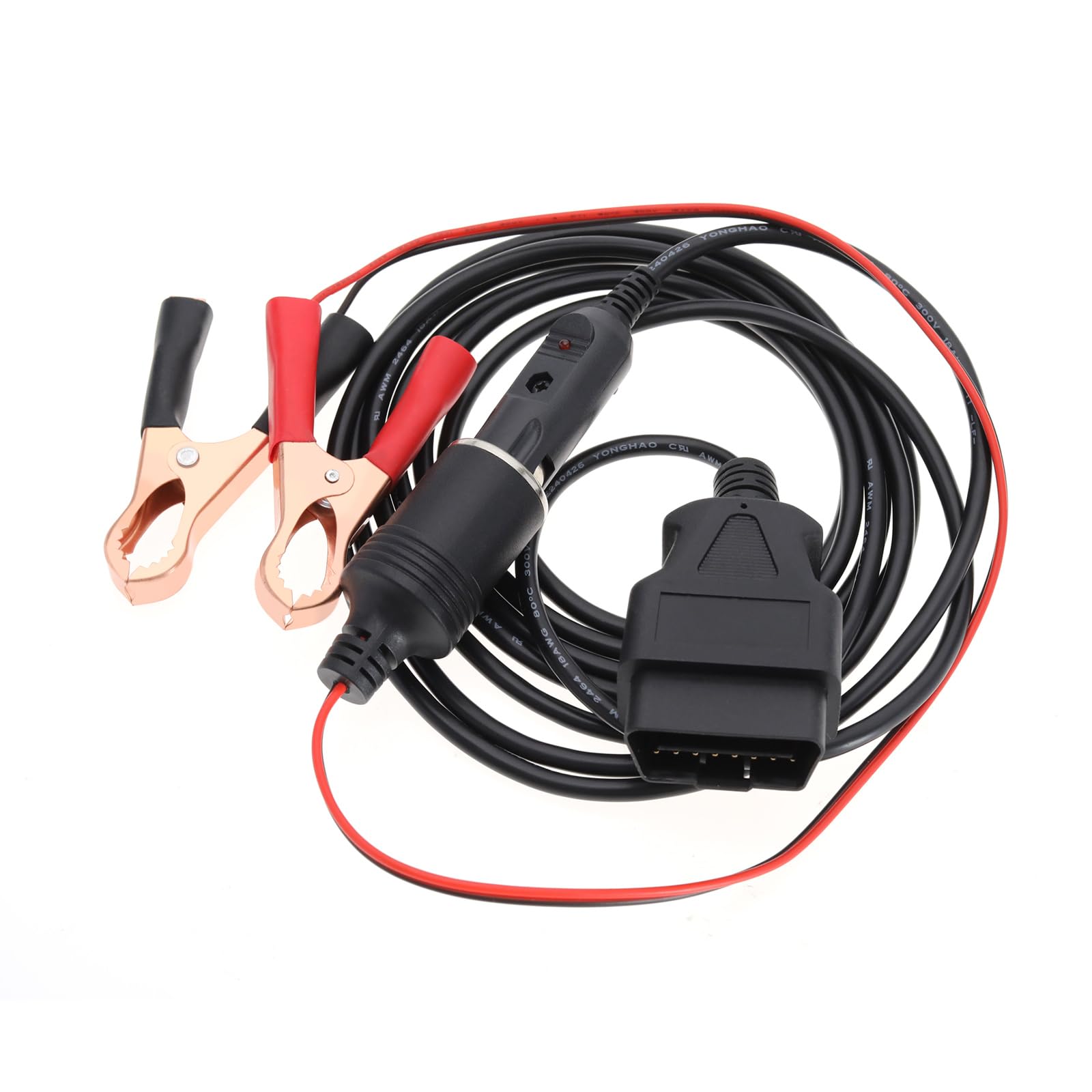 Amazon.com: ECSiNG OBD II Vehicle ECU Emergency Power Supply Cable ...