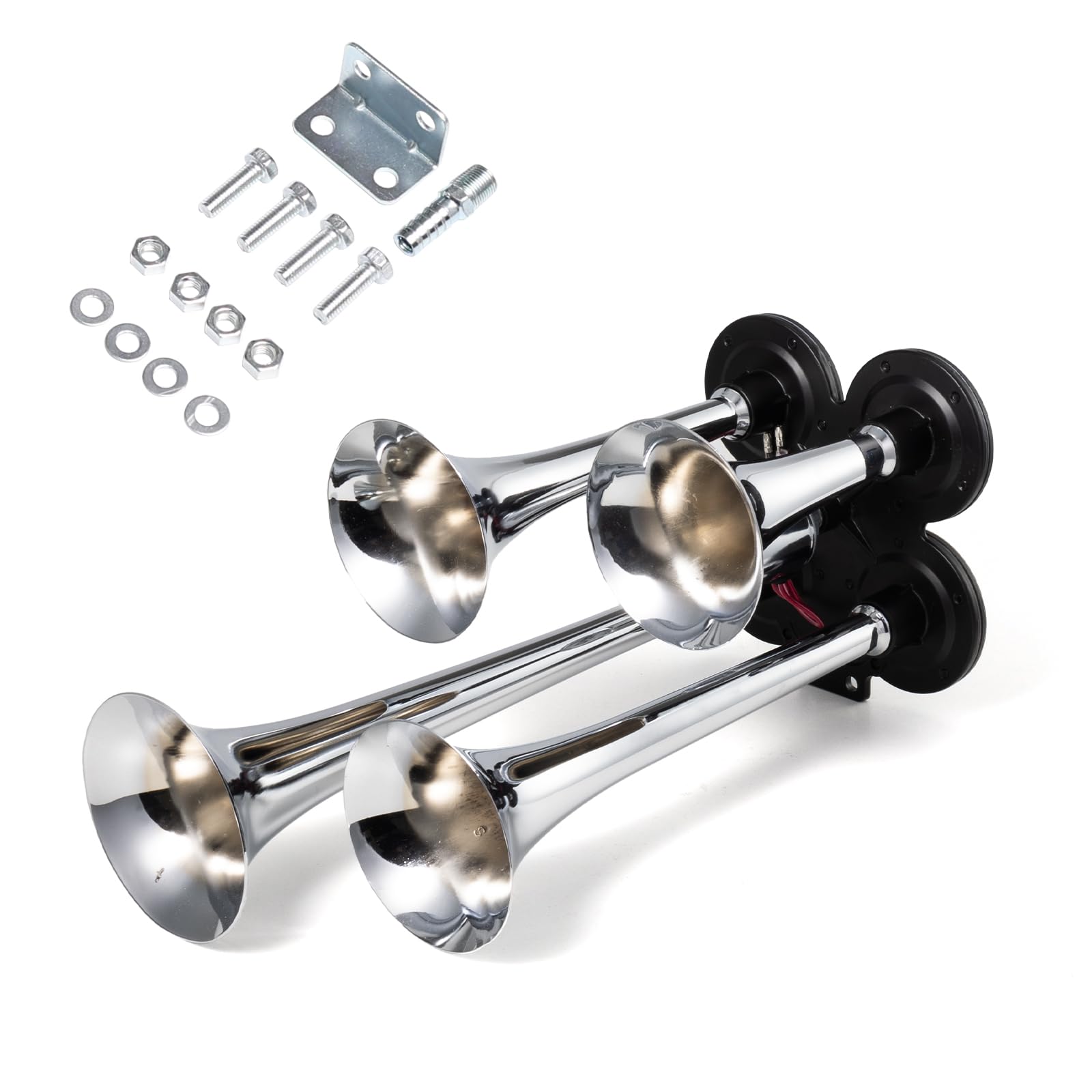 Snapklik.com : FARBIN Truck Air Horn 178DB 4 Trumpet Train Horn 12V/24V ...