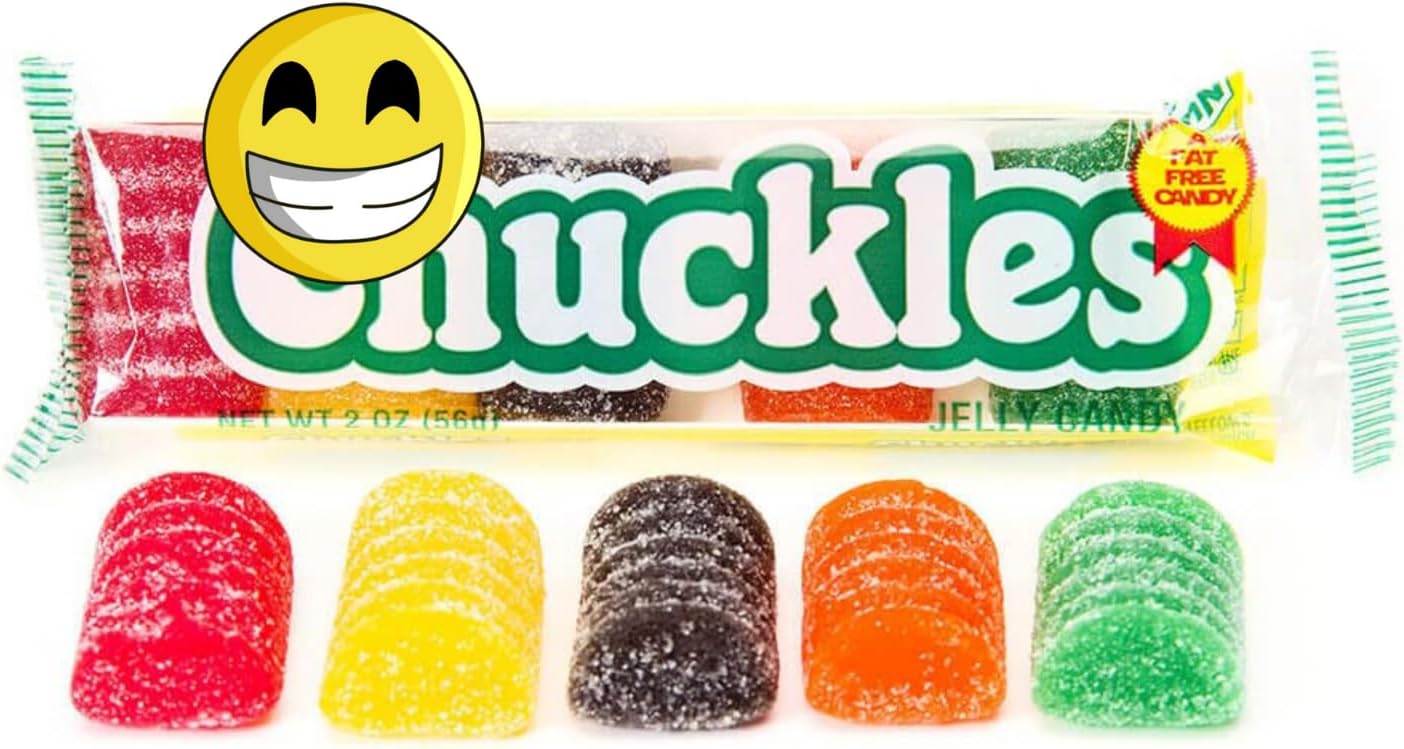 Amazon.com : Wonka Chuckles Original, Jelly Sugar-Coated Candies, Fruit ...