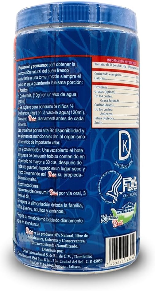 DULET Lactosuero deshidratado en polvo Producto suizo Ingredientes ...