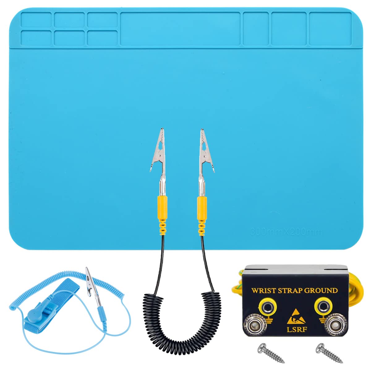 Snapklik.com : DAOKAI Soldering Mat Electronics Repair Mat Silicone Mat ...