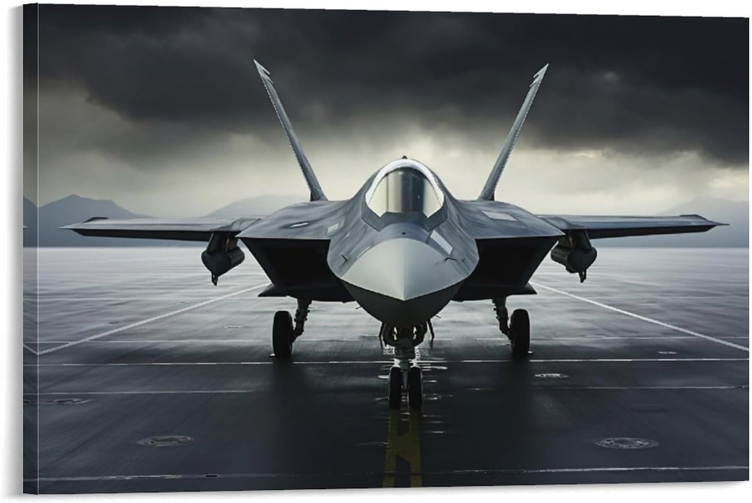 Amazon.com: F-22 Raptor Fighter Military Aircraft Wall Decoration ...