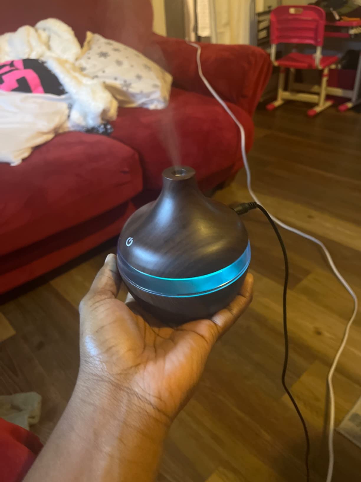 Amazon.com: Air ultrasonic Humidifier Fragrance Diffuser (Black wood ...