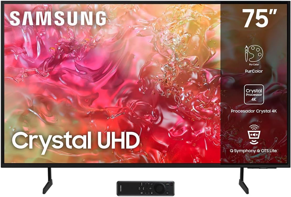 Samsung Smart TV 75" 4K Crystal UHD (UN75DU7000FXZX) : Amazon.com.mx: Dispositivos Amazon y ...