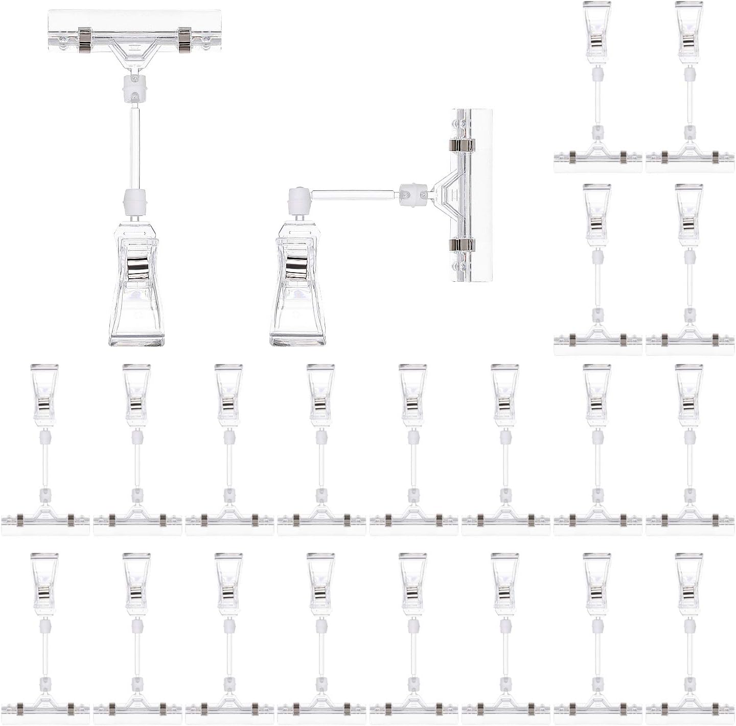 Amazon.com : Paper Card Signs, 25-Piece Display Set - Plastic Rotatable ...