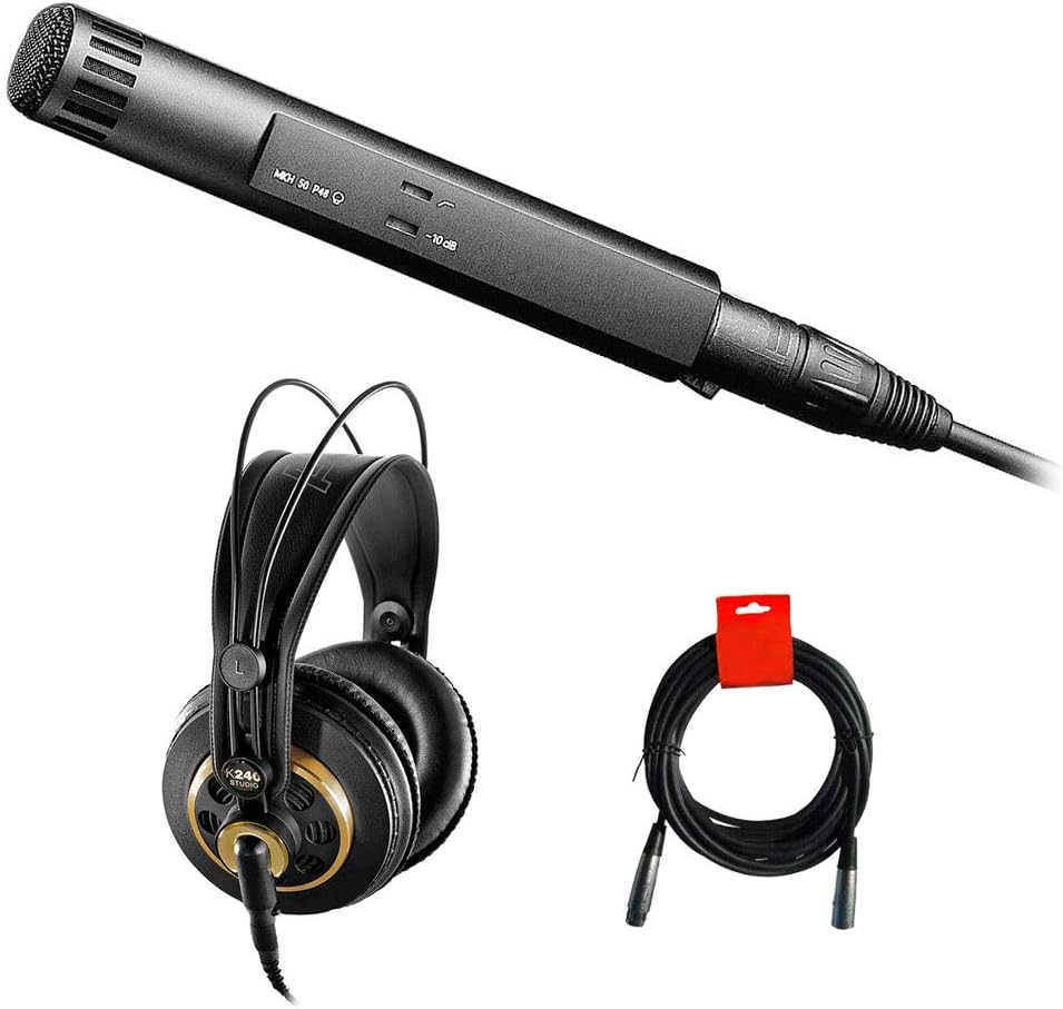 Amazon.com: Sennheiser MKH 50 P48 Microphone with AKG K 240 Studio Pro ...