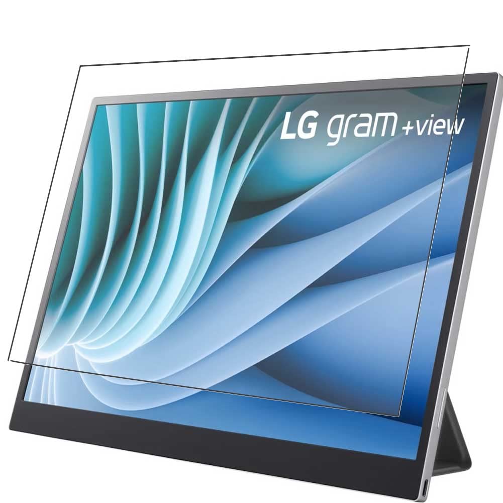 Puccy 3 Pack Screen Protector, compatible with LG gram plus view 16MR70 ...