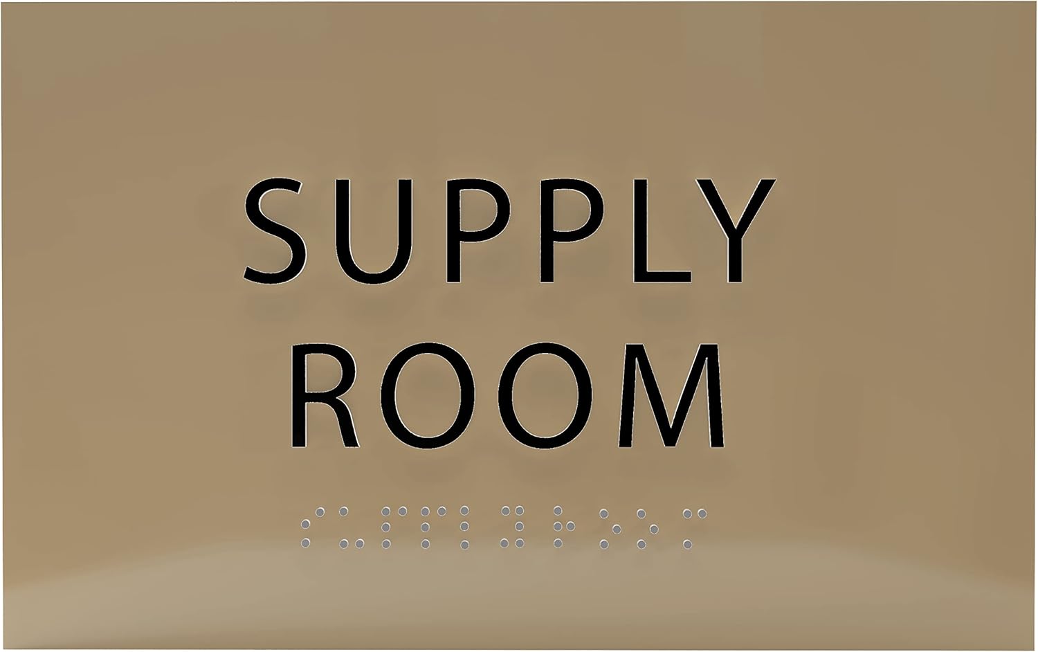 Amazon.com: ADA CENTRAL SIGNS - 6" X4" Supply Room Sign - ADA Compliant ...