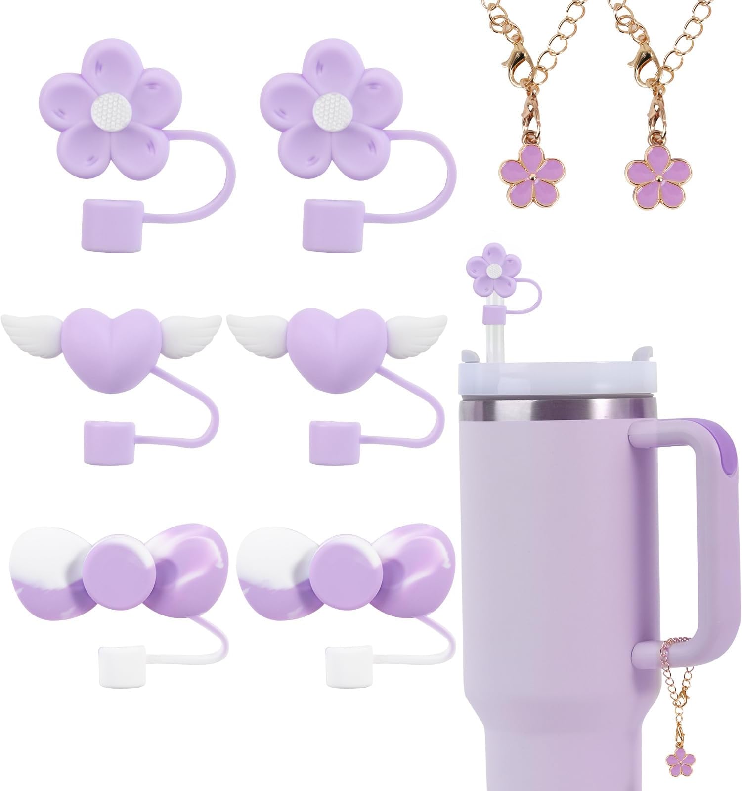 Amazon.com: 19PCS Golf Straw Cover Cap for Stanley Cup 30 40 oz ...