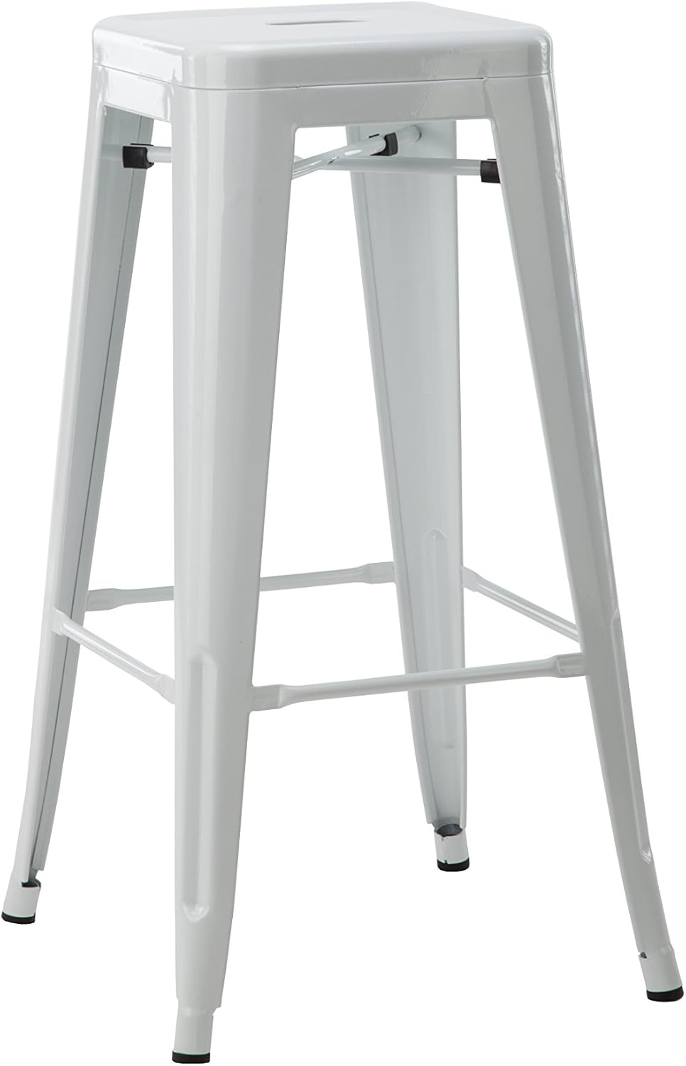 Amazon.com: Hodedah 24" Counter Height Metal Bar Stool, Indoor/Outroom ...