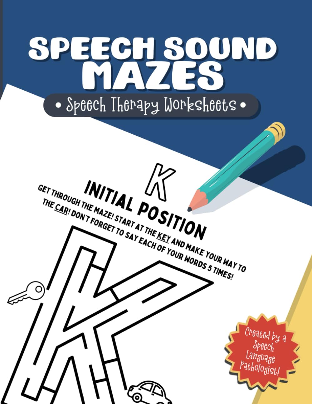 Speech Sound Mazes Speech Therapy Worksheets: 75 No-Prep Articulation ...