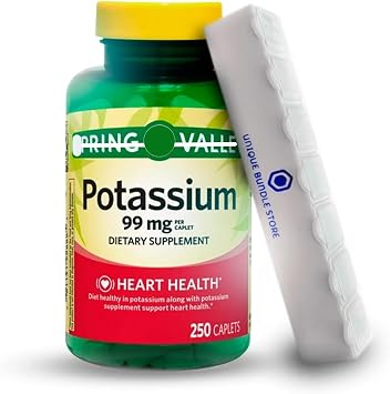 Amazon.com: Spring Valley, Potassium Supplement, Caplets Dietary ...