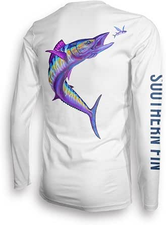 Amazon.com: Southern Fin Apparel - Camiseta de pesca de manga larga con ...