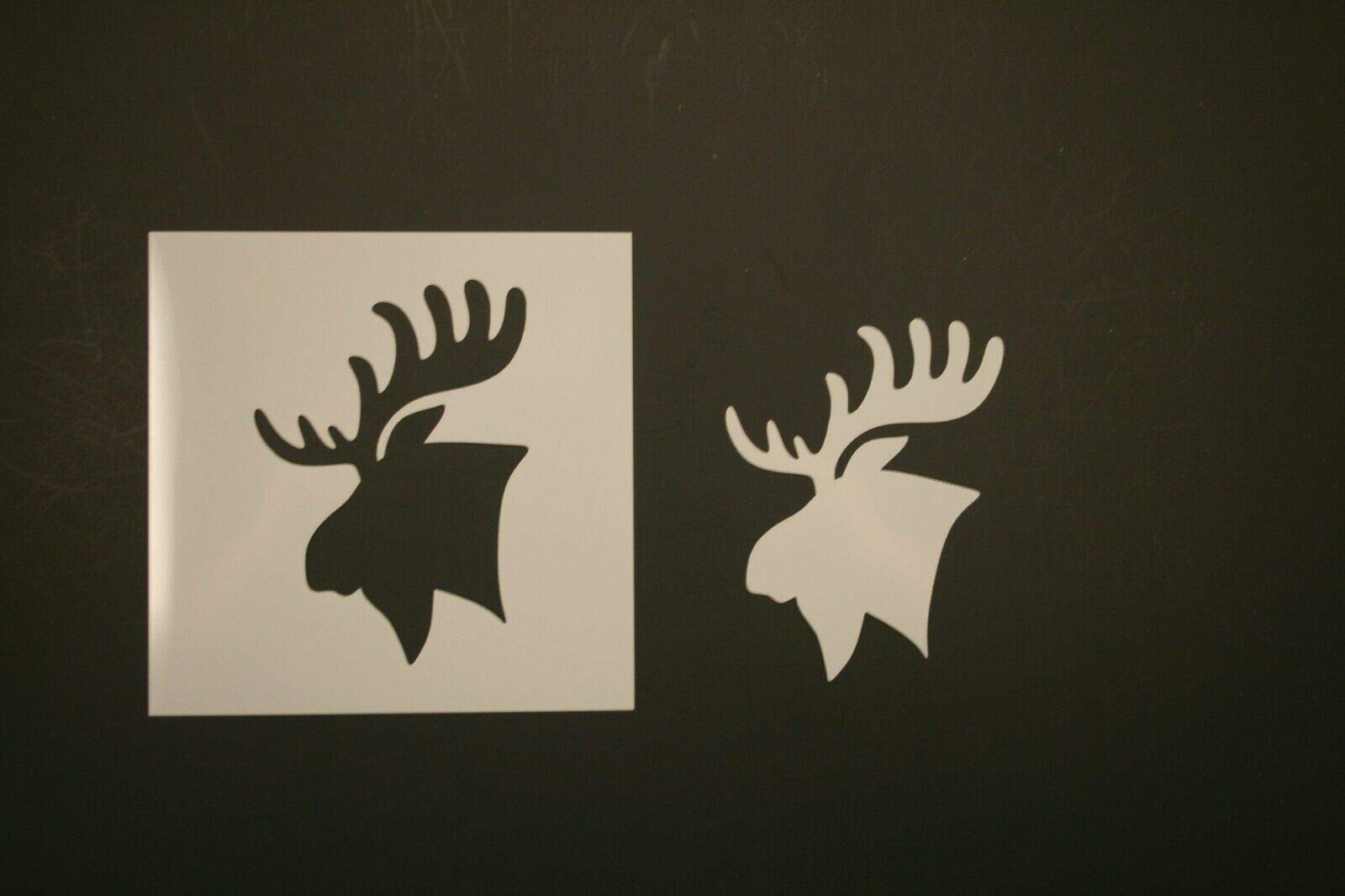 Moose Head Stencil
