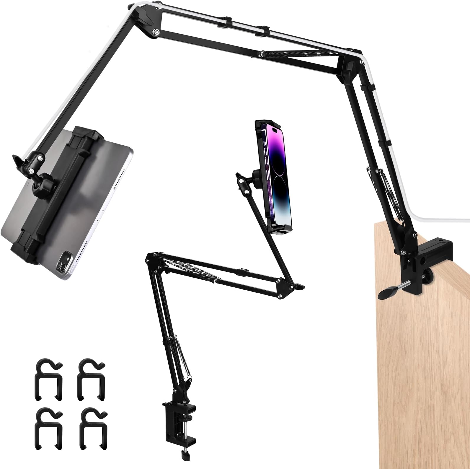 Amazon.com: Tablet Stand Adjustable,Foldable Tablet Stand for Bed ...